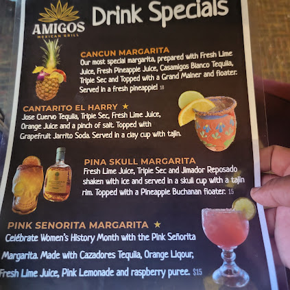 Amigos Mexican Grill Menu, Prices, Hours & Location | Enjoy the Best ...